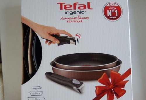 Набор сковородок Tefal Ingenio 24см, 28см, ручка