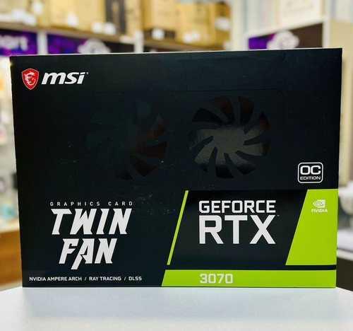 Видеокарта MSI GeForce RTX 3070 twin OC 8G Новая