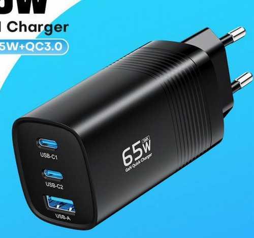 Быстрое зарядное устройство asometech 65W GaN