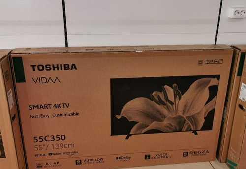 Новый 55" 4k uhd smart Toshiba 55c350le