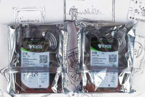 3.5" Жесткий диски Seagate Exos 7E2 2 Тб
