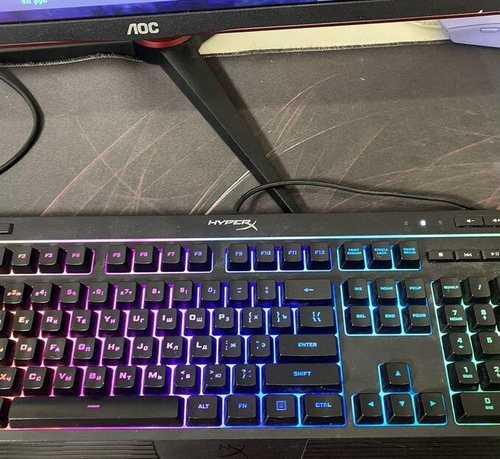 Игровая клавиатура с подсветкой hyper x