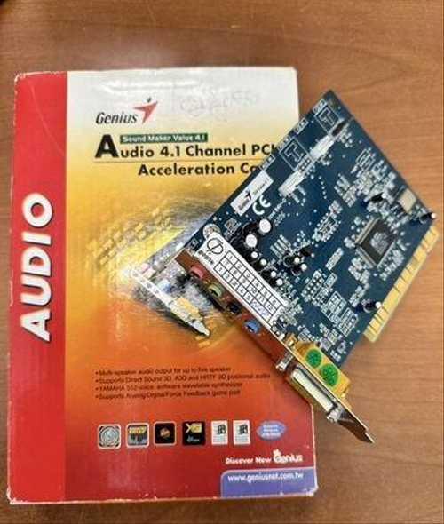 Звуковая карта PCI Genius Sound Maker Value 4.1