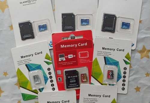 Карты памяти MicroSD 64/128гб класс U3/V30