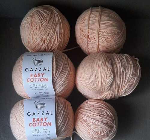 Пряжа Gazzal baby cotton