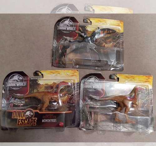 Динозавры jurassic world mattel дикая стая