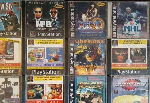 Игровые диски для PlayStation 1