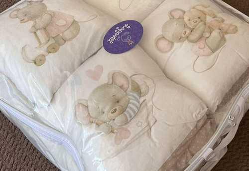 Бортики в кроватку постельное белье детское