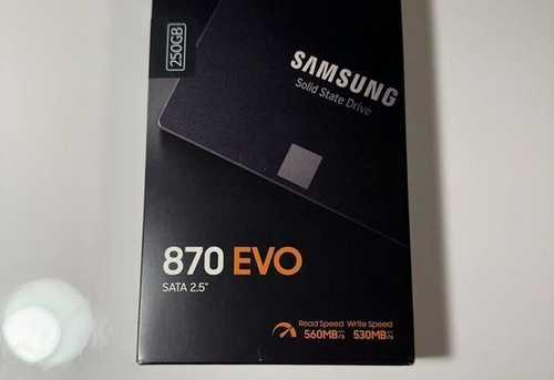Ssd накопитель Samsung 870 EVO 250 GB