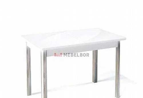 Стол обеденный Kenner 1100S стекло белое глянец