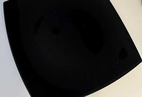Набор тарелок Квадро в черном цвете, 8 шт