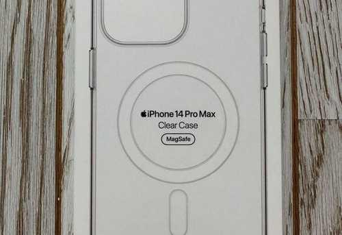 Чехол iPhone 14 pro max clear case magsafe