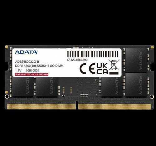 Оперативная память ddr5 32gb ноутбук 4800