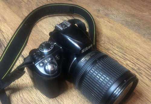 Фотоаппарат nikon d3100 с объективом 18-135mm
