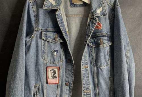 Джинсовка/джинсовая куртка мужская pull&bear XL