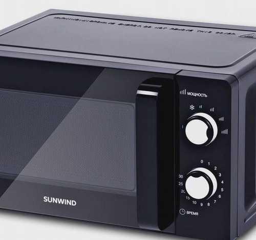 Микроволновая печь sunwind SUN-MW031, 700Вт, 20л, черный