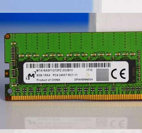 8GB DDR4 ECC micron 2400