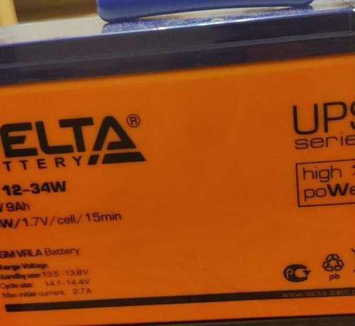 Аккумулятор Delta HR 12v 9Ah для ибп UPS