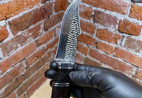 Нож акула дамаск
