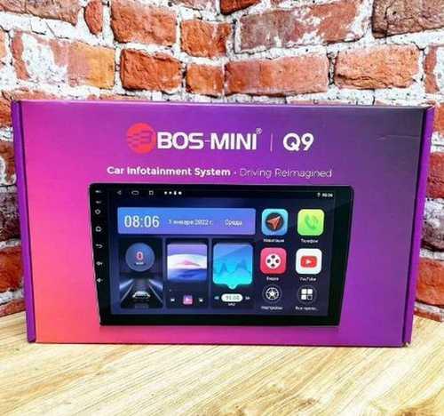 Андроид/Android Магнитола Bos-mini Q9 9 дюймов