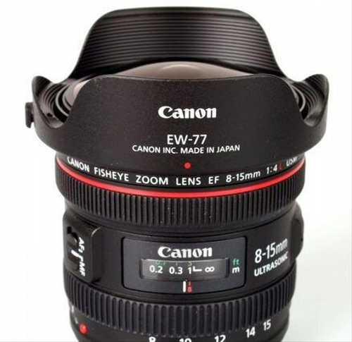 Объектив Canon EF 8-15mm f/4.0L Fisheye USM Новый