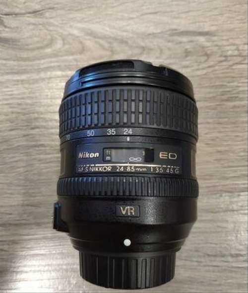 Nikon 24-85mm f/3.5-4.5G VR