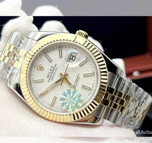 Rolex Datejust gold мужские часы