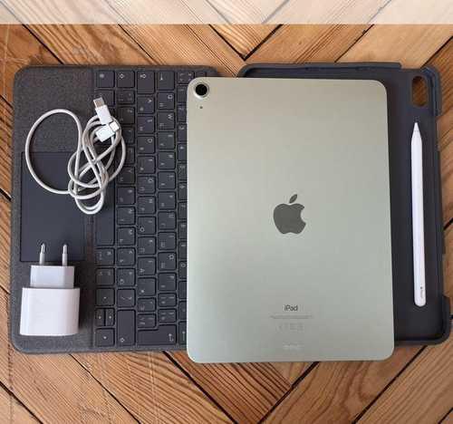 iPad air 4 256gb, apple pencil2, logitec keyboard