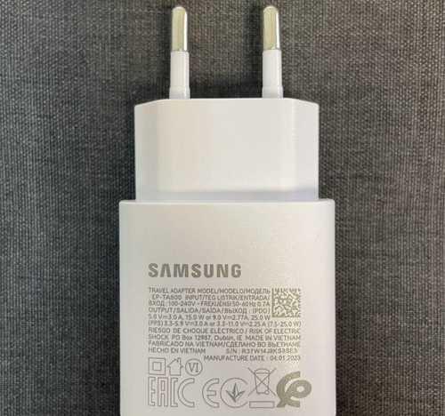 Оригинальные зарядные Samsung (EP-TA800) 25W white