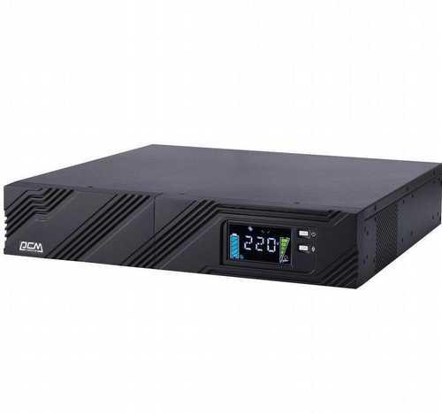 PowerCom SMART King Pro+ SPR-2000 LCD ибп Line-Interactive, 2000VA / 1600W, Rack/Tower, 8xC13 + 1xC1