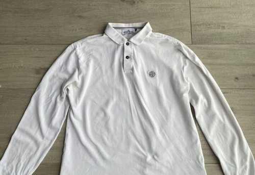 Поло лонгслив stone island