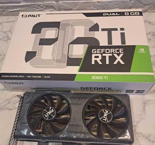 Видеокарта GeForce RTX 3060 Ti 8GB Palit