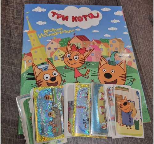 Наклейки Три Кота Panini