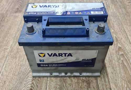 Аккумулятор 60Ач varta