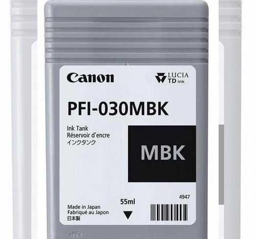 3488C001, Картридж Canon PFI-030MBK Струйный Матовый