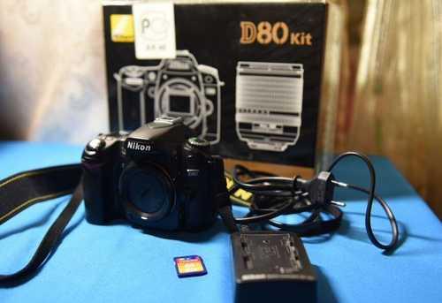 Фотоаппарат Nikon D80 без объектива