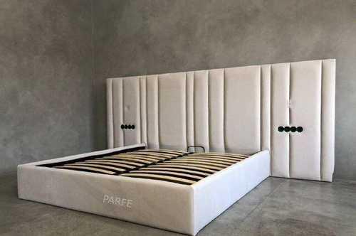 Двуспальная кровать с панелью "Эмбер"