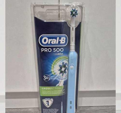 Электрическая зубная щетка oral b pro 500