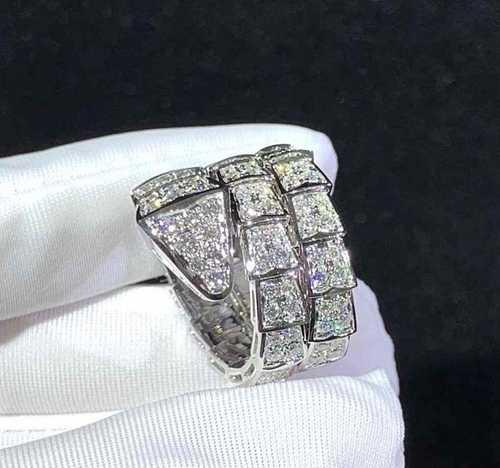 Кольцо Булгари золото, бриллианты 2,77 ct