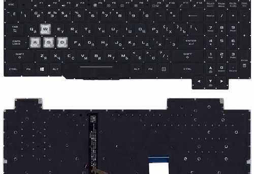 Клавиатура для Asus ROG GL704 GL704GM черная c под