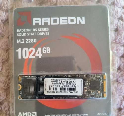 Ssd m2 2280 nvme 1tb radeon