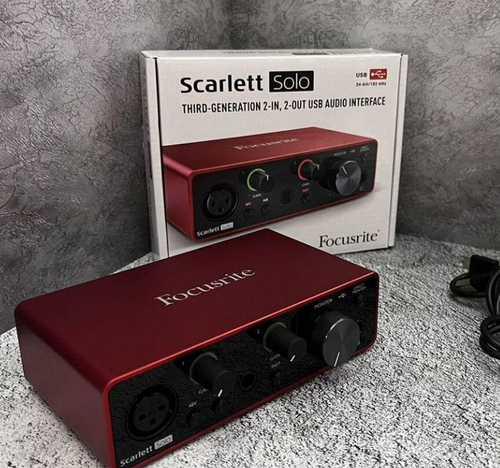 Звуковая карта Focusrite Scarlett Solo 3rd gen