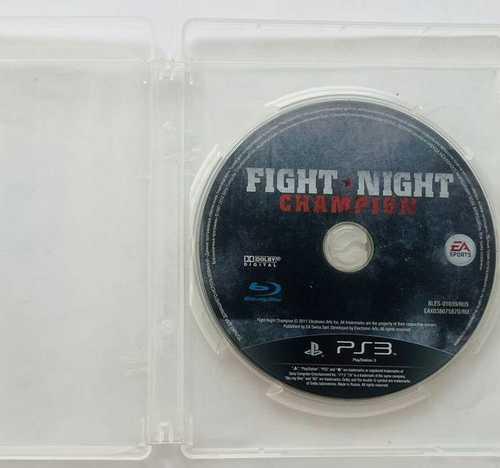 Игра fight night на PS3