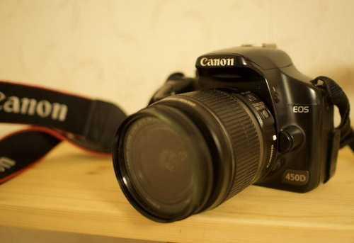 Фотоаппарат Canon EOS 450 + EFS STM 18-55