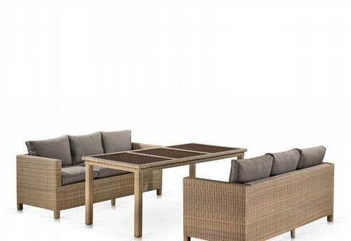 Комплект плетеной мебели T365-S65B-W65 Light Brown