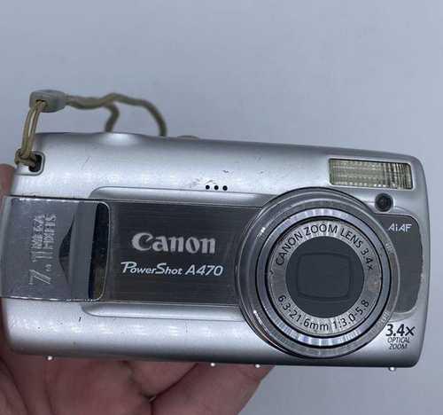 Компактный фотоаппарат canon powershot a470