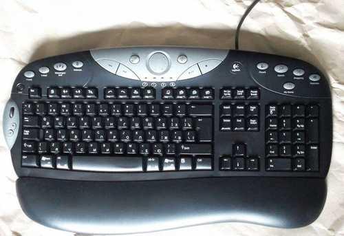 Logitech Elite Keyboard Black USB+PS/2