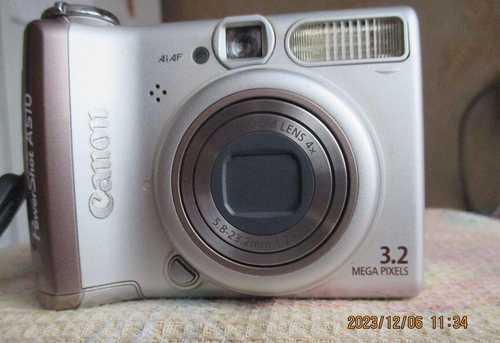 Фотоаппарат Canon Power Shot A510