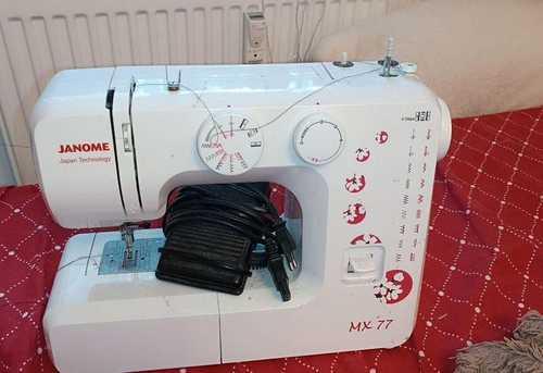 Швейная машинка Janome mx77