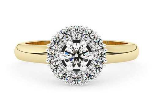 Кольцо с бриллиантами 0,42ct